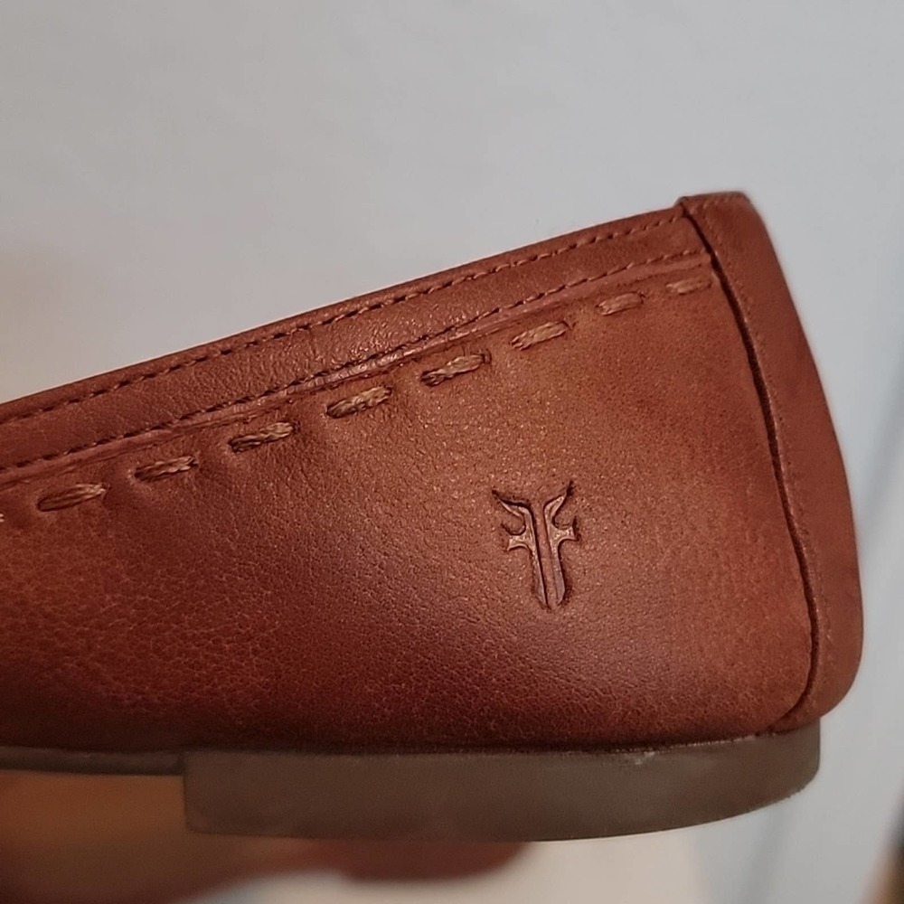 Frye Carson(?) Pickstitched Ballet Flat - Gem